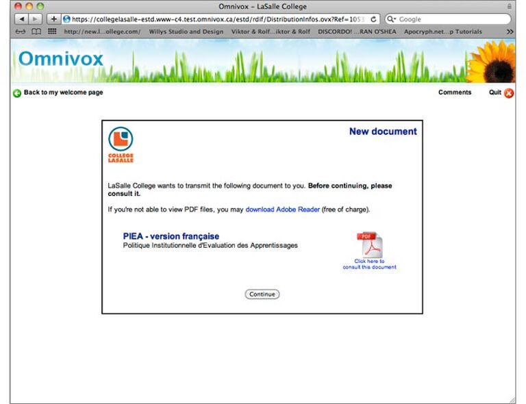 Omnivox Guide – Access Your LaSalle College Indonesia Student Portal